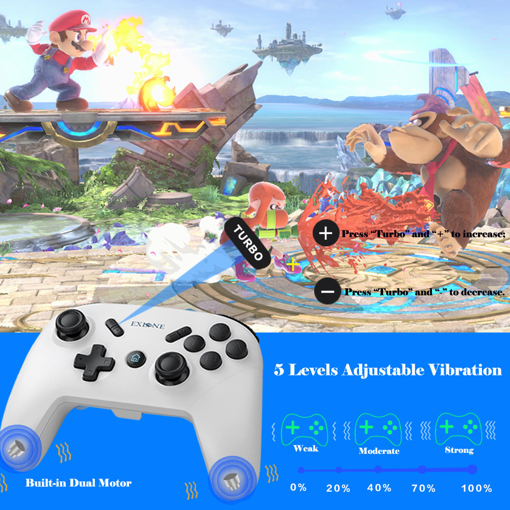 Wireless Switch Pro Controller for Switch/Switch Lite, 1000mAh Wireles ...